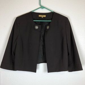 Alex Marie | Jackets & Coats | Alex Marie Brown Wool Cropped Open Front ...